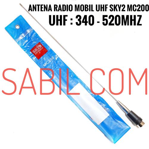 Jual ANTENA RADIO MOBIL UHF 350-520MHZ MC200 - ANTENA RIG MOBIL SKY2 MC 200 - Jakarta Utara ...