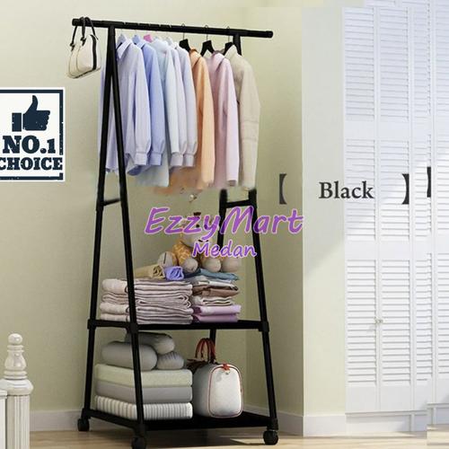 Jual GANTUNGAN BAJU SEGITIGA RAK TRIANGLE STAND HANGER - Merah Muda ...