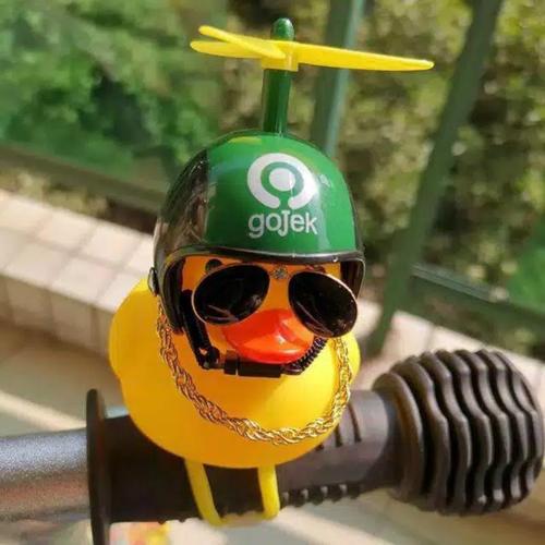 Jual MAINAN BEBEK KUNING HELM BALING LED KOMPLIT GANTUNGAN DI MOTOR ...