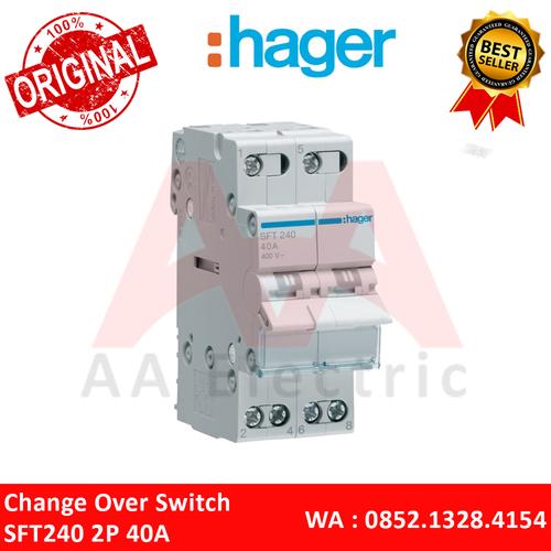Jual Change Over Switch (COS) SFT240 2P 40A 230V HAGER - Jakarta Pusat ...