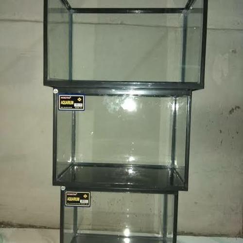 Jual aquarium nikita size l 40 x 25 x 28cm isi 25l khusus gojek - Kab. Tangerang - miracle fish ...