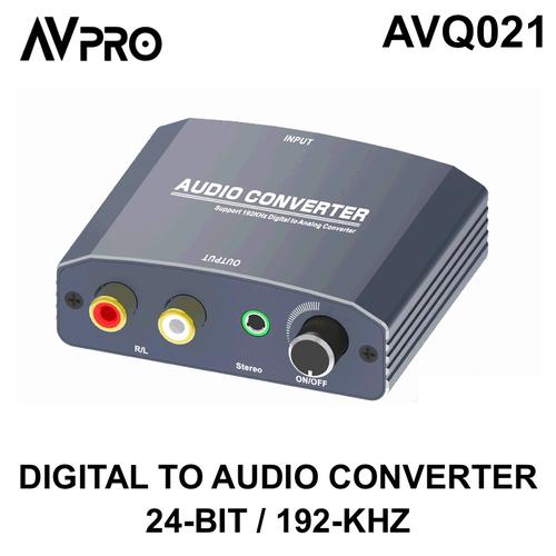 Jual AVPRO AVQ021 24-bit 192-kHz Digital to Audio Converter DAC w ...