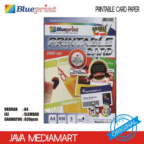 Jual Kertas Blueprint Printable Card - Kota Surakarta - Java Mediamart ...