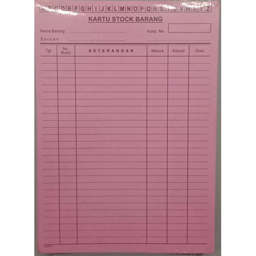 Jual Kartu Stok Stock Barang 1/2 Folio - Putih - Kota Surabaya ...