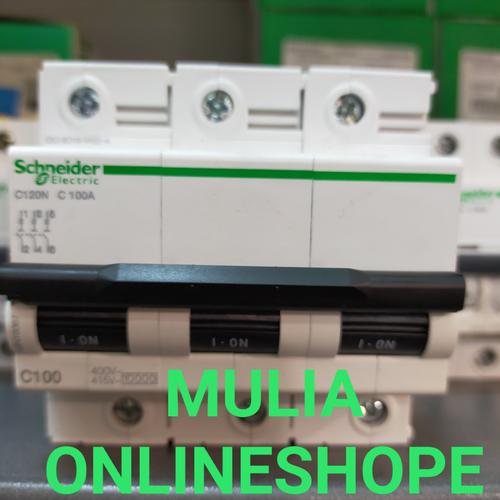 Jual MCB SCHNEIDER C120N 3P 80A 100A 125A 10ka - 125a - Jakarta Pusat - Mulia Onlineshop | Tokopedia
