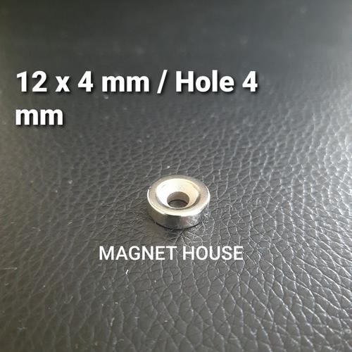 Jual Magnet Neodymium Ring Diameter 12x4x4mm 12mm x 4mm x 4mm 12*4*4mm ...