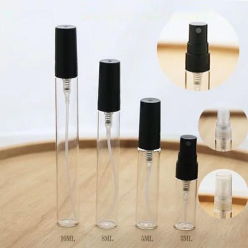 Jual Botol Spray Kaca 10ml/Botol Parfum Kaca 10ml - Tutup Hitam, 5ml ...