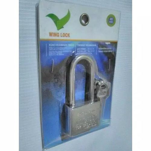 Jual GEMBOK PAGAR WING LOCK 40MM KUNCI GEMBOK PINTU UKURAN 40MM MURAH ...