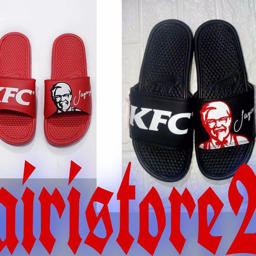 Jual Sandal Nike Benassi Swoosh, Sandal nike X KFC, Sandal nike Benassi ...
