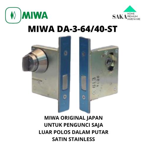 Jual Handle MIWA Lockset MIWA Kunci MIWA U9-DA-3-64/40-ST - Jakarta ...