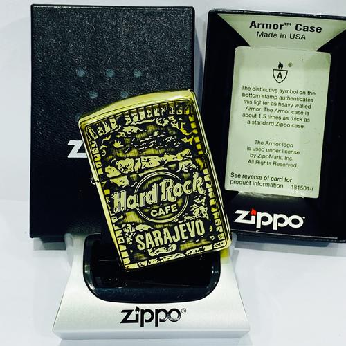 Jual Original Zippo Armor Hardrock cafe SAREJEVO - Jakarta Barat - Smoking Good | Tokopedia