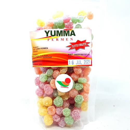 Jual YUMMA PERMEN MIX FRUIT 250gr | ANEKA BUAH KERAS MANIS ASLI MURAH ...