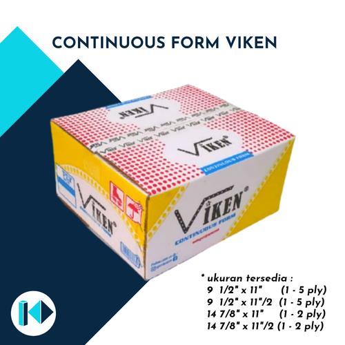 Jual Continuous Form VIKEN - 9 1/2" x 11"/2, 2 ply - Jakarta Utara ...