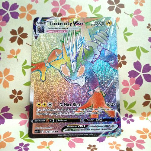 Jual toxtricity vmax V max HR sc1a | 173/154 pokemon tcg indonesia ...