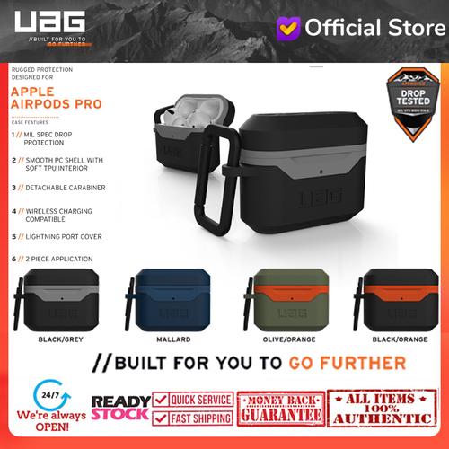 Promo Case Airpods Pro UAG HARDCASE V2 Full-Body Protective PC-TPU ...