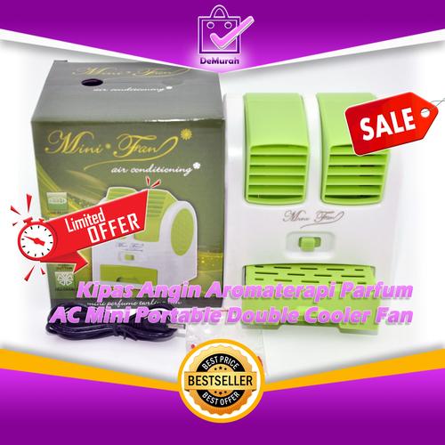 Promo Kipas Angin Aromaterapi Parfum / AC Mini Portable Double Cooler ...
