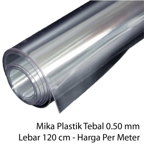 Jual Mika Plastik Tebal 0.50 mm Lebar 120cm Lentur PVC Harga Per Meter - Kab. Bandung Barat ...