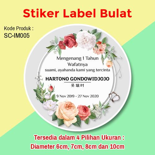 Jual Stiker Label Acara 7 40 100 Nujuh Nyewu hari wafat Sticker In ...