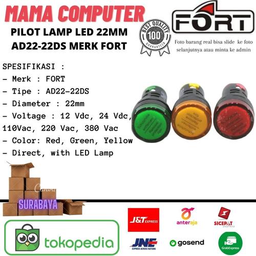 Jual Pilot Lamp LED AD22-22DS FORT 22MM - Kota Surabaya - Mama Computer ...