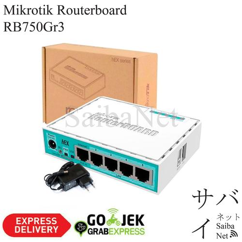Jual Mikrotik Routerboard hEX Lite RB750Gr3 - Jakarta Utara - SaibaNet ...