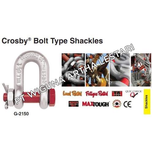 Jual Shackle G-2150 Crosby Bolt Type Chain Shackle Type 3/8" (WLL 1 Ton ...