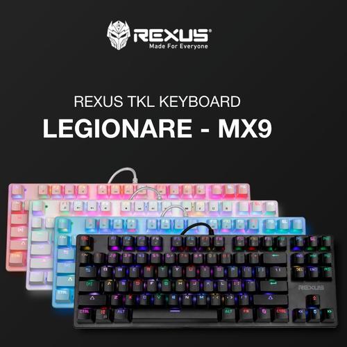 Jual Rexus MX9 Legionaire TKL Mechanical Gaming Keyboard Mekanikal MX 9 ...