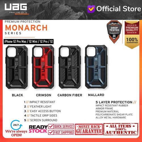 Jual Case iPhone 12 Pro Max / Pro / 12 Mini UAG MONARCH Urban Armor ...