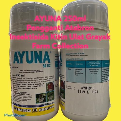 Jual AYUNA 50ec 250ml Atabron Insektisida Ulat Cabai Kedelai Kacang ...