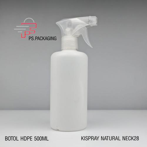 Jual Botol trigger Kispray H.DPE. 500ML - Natural - Putih - Kab. Bogor - Putra Sukapura Pack ...