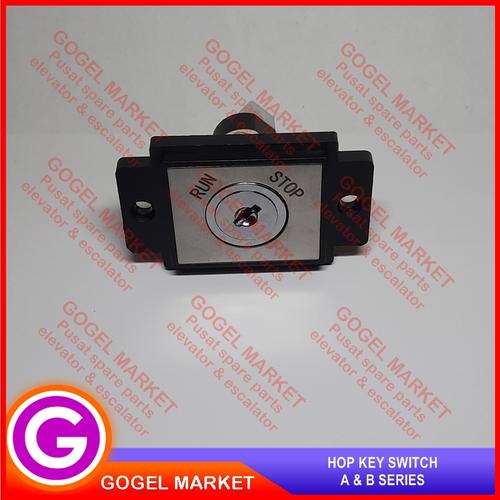 Promo Elevator HOP LOP keylock switch/kunci lift/push button key switch ...