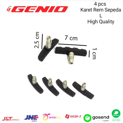 Jual karet rem sepeda lipat element BMX mini seli mtb federal baut L 4 ...