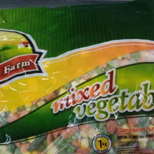 Jual Golden farm Mix Vegetable / Sayuran Campur Beku Halal 1kg ...