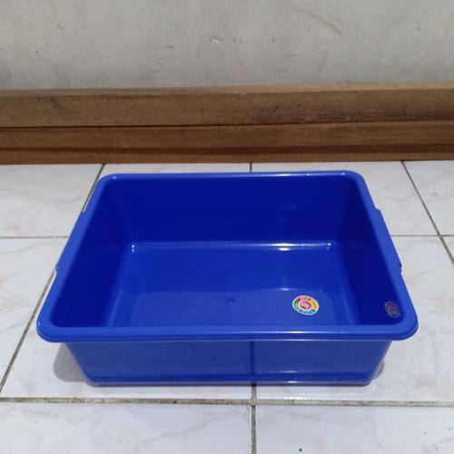 Jual Baskom Persegi Warna ukuran 39x31x12 cm merk Komet Star - Biru ...