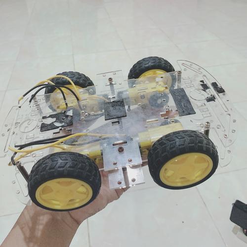 Jual KIT SMART CHASSIS CHASIS 4WD ROBOT CAR MOBIL ARDUINO RASPBERRY ...