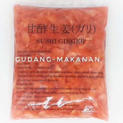 Jual Sushi Ginger Pink / Sushi Gary / Acar Jahe 1 Kg - Standard ...