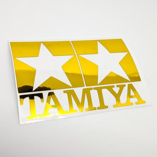 Jual Cutting Sticker Logo Tamiya Full Warna Emas Gold - 6x4 cm - Kab ...