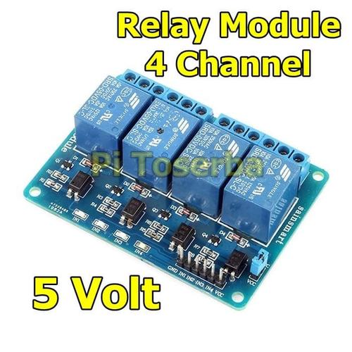 Jual Relay Module 4Channel 5V - Kota Medan - PI WARE | Tokopedia