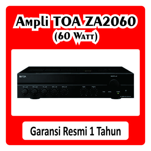 Jual Amplifier TOA Ampli ZA 2060 ZA2060 ZA-2060 60 Watt W Mixer ...