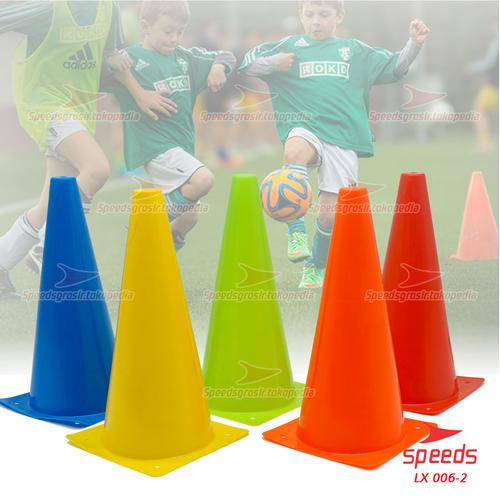 Promo SPEEDS Cone Kerucut Pembatas Latihan Futsal Marker Olahraga 32CM ...