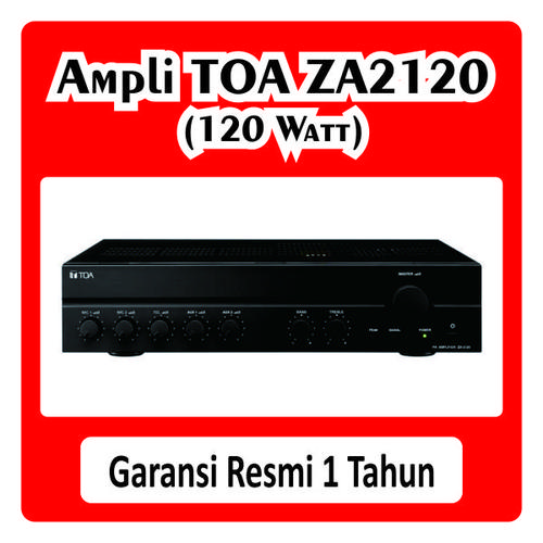 Jual Amplifier TOA Ampli ZA 2120 ZA2120 ZA-2120 120 Watt W Mixer ...