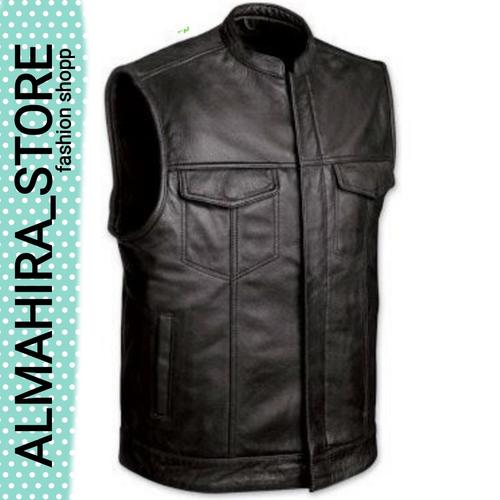 Jual Rompi Pria/Rompi Kulit Sintetis/Rompi Motor pelindung dada, S ...