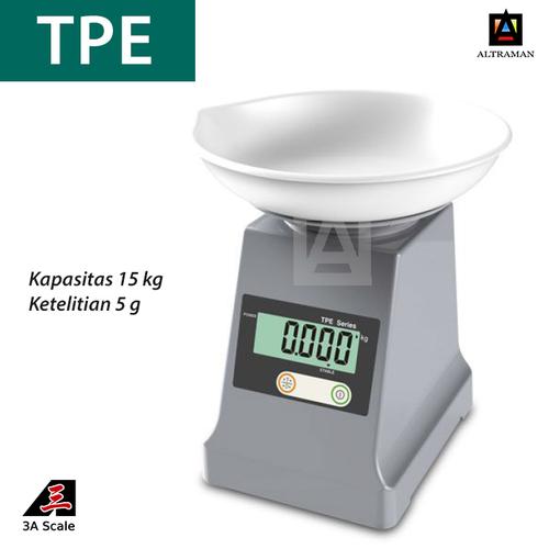 Jual Timbangan Digital Ekonomis TPE 15kg (buah, sayuran, daging, telur ...