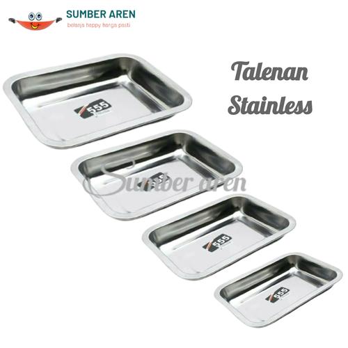 Jual Nampan Stainless Baki Stainless Persegi - 32 × 22 Cm - Kota ...