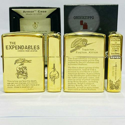 Jual Zippo Original Armor The Expendables Japan Special Edition 5 Sisi ...