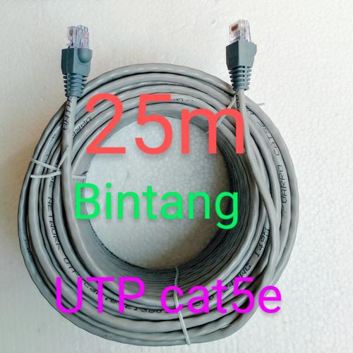 Jual kabel lan 25m cat5e 25meter utp cable 25 m - Kab. Bekasi - Bintang ...