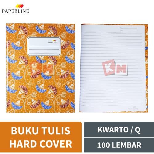 Jual Buku Tulis Hard Cover Kuarto Kwarto Quarto Paperline Isi 100