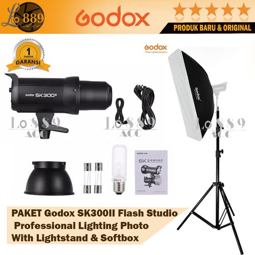 Jual PAKET Godox SK300II Flash Lighting Photo Lampu Studio SK 300 II ...