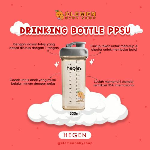 Jual Hegen Drinking Bottle PPSU 330ml (24M+) - Classic Edition, Grey ...