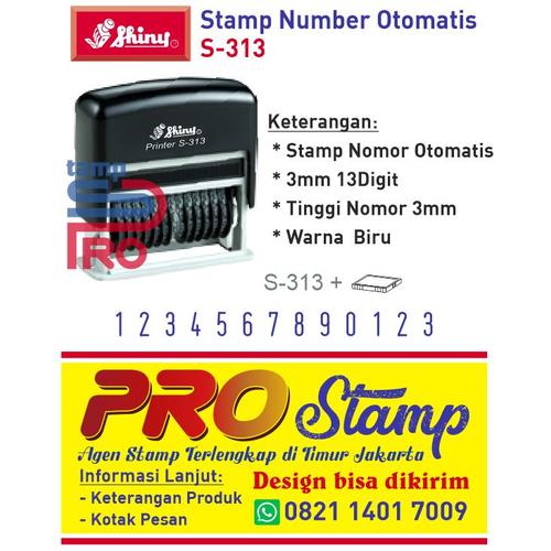 Jual Stempel Angka Shiny S-313 / Stempel 13 Digit / Angka 3 mm - Kab ...