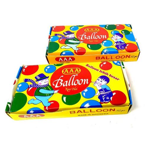 Jual Balon tiup jadul JUMBO/Balon tiup gelembung/AAA/1 box isi 32 Pcs ...